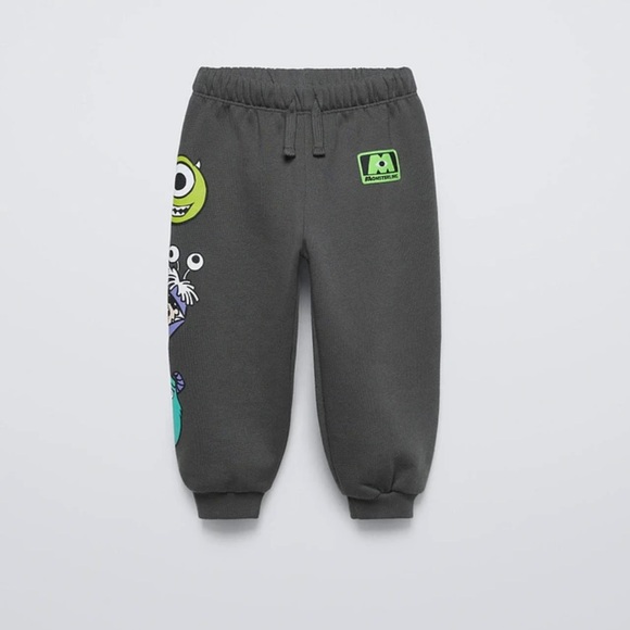 Zara | Bottoms | Zara Kids Disney Pixar Monsters Inc Jogger Pants 6y ...